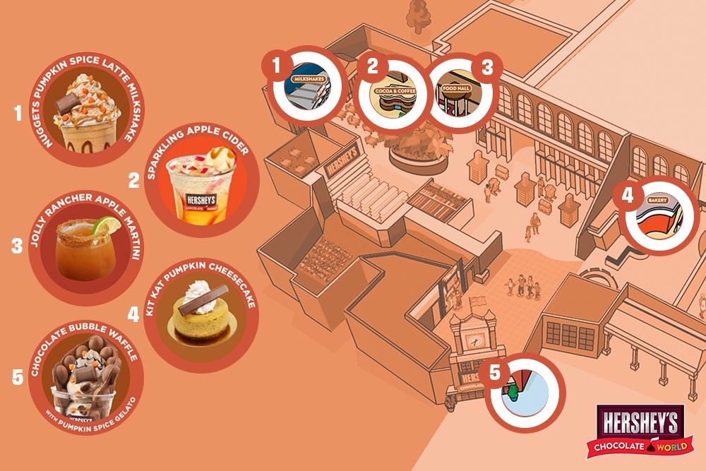 Menu | HERSHEY'S CHOCOLATE WORLD
